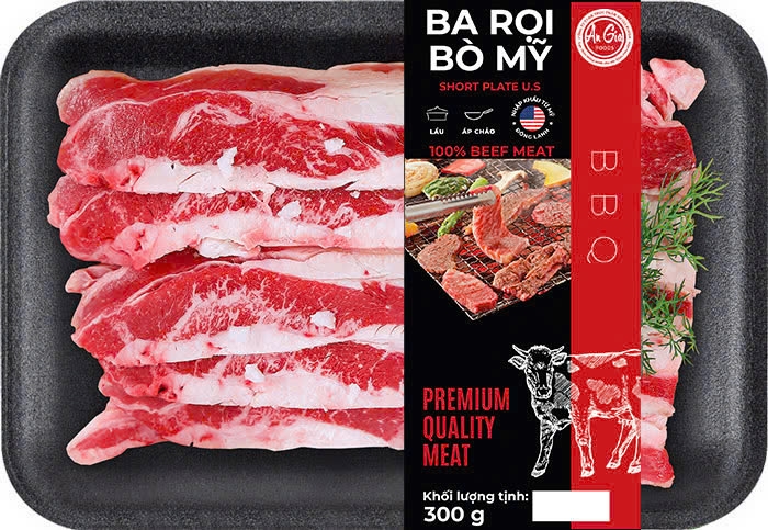 Ba Rọi Bò Mỹ (Short Plate) – Thịt Nhập Khẩu Tươi Ngon